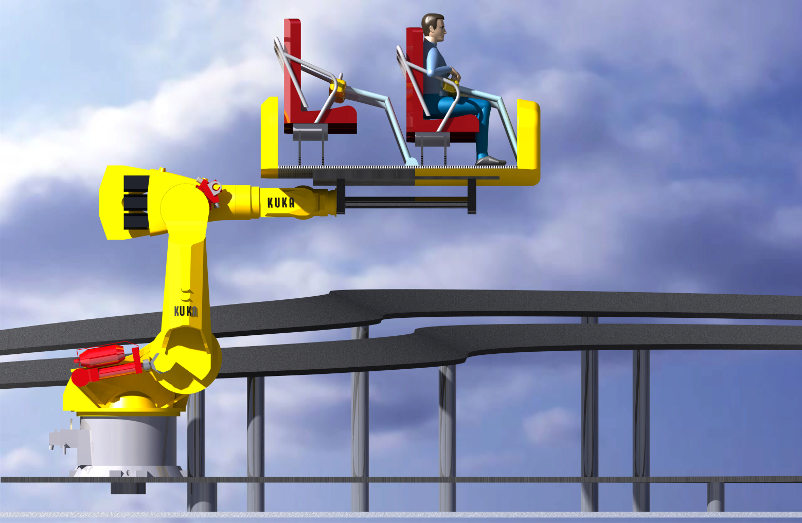 Robocoaster CAD Model - Coaster101