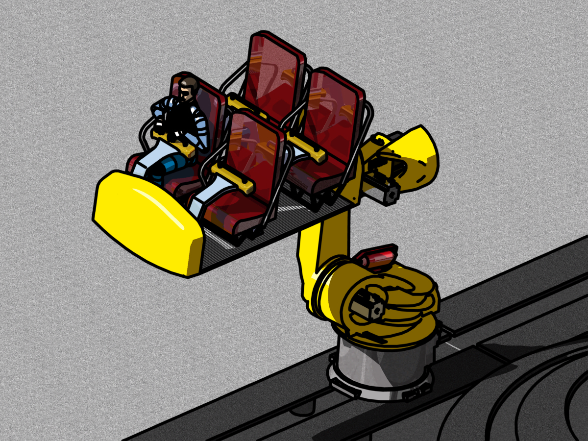 Robocoaster CAD Model - Coaster101