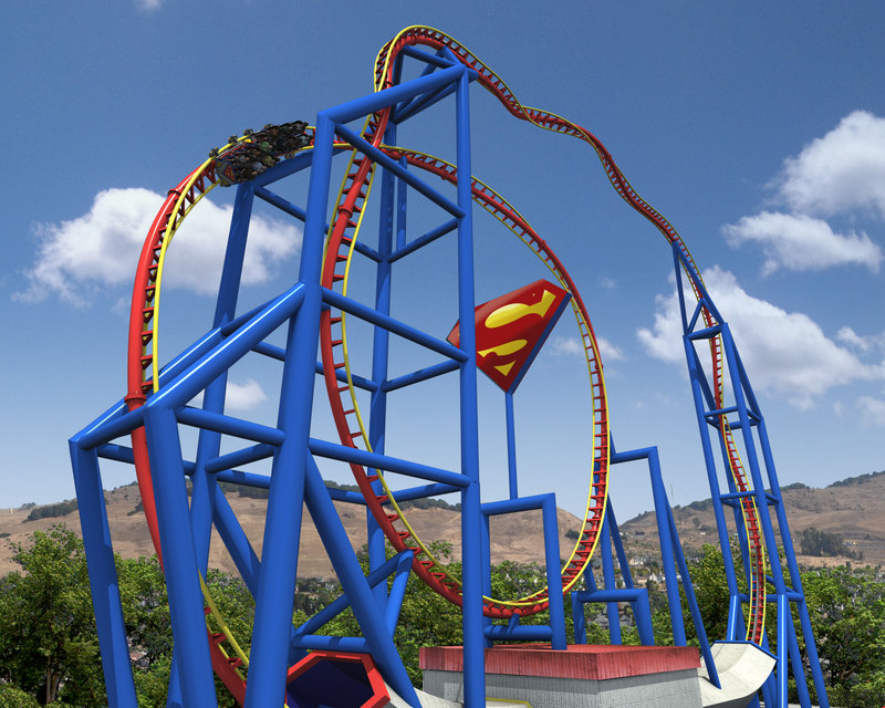 Superman Ultimate Flight Roller Coaster