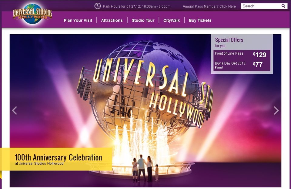 Universal Studios Hollywood Debuts New Website - Coaster101