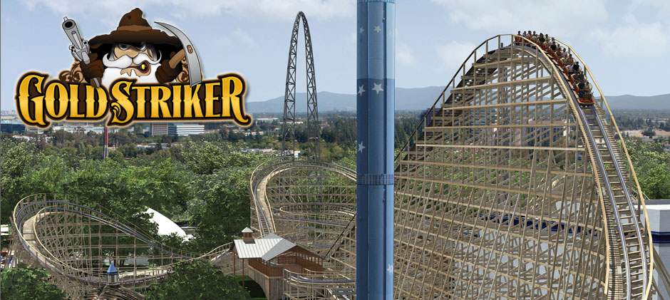 California's Great America Announces Gold Striker - Coaster101