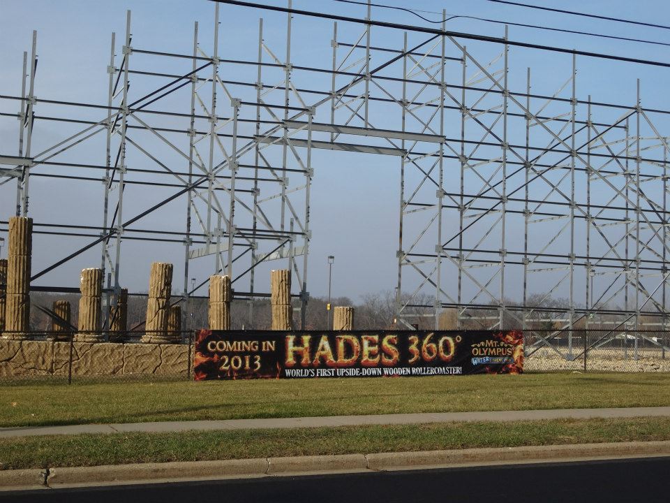 Mt. Olympus begins Hades 360 Transformation - Coaster101