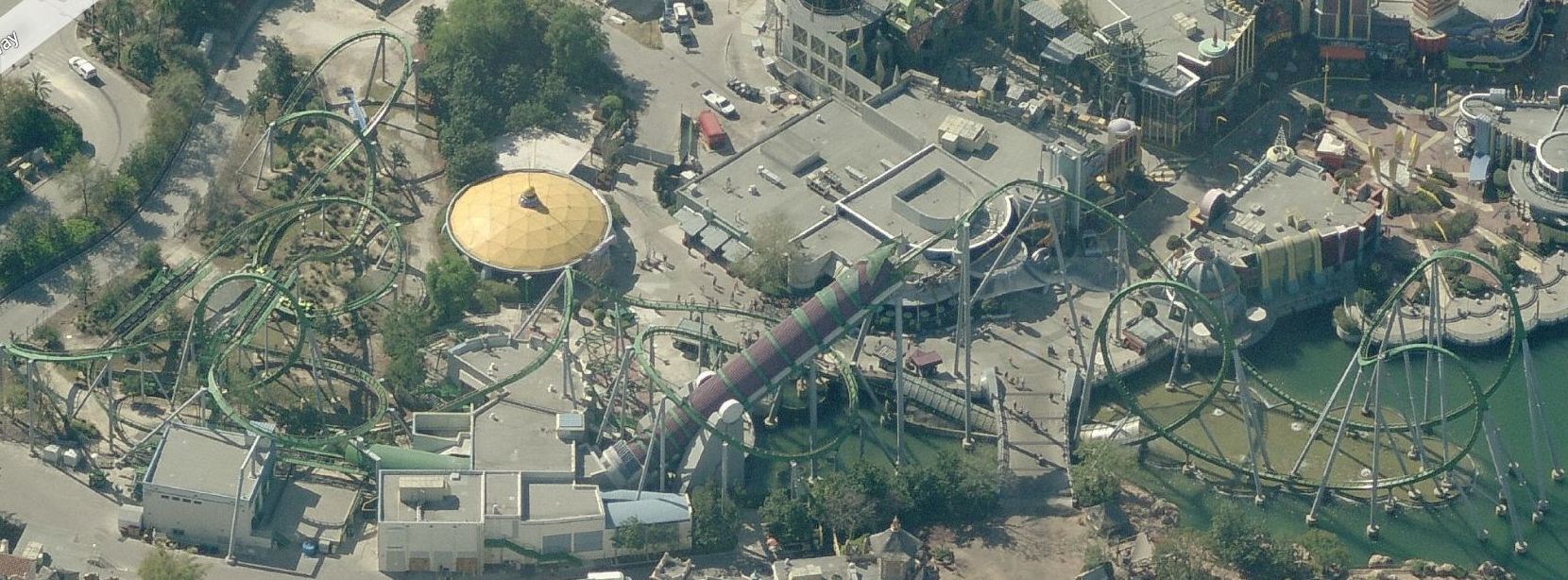 Incredible Hulk Coaster Layout The Incredible Hulk!!! It's Not