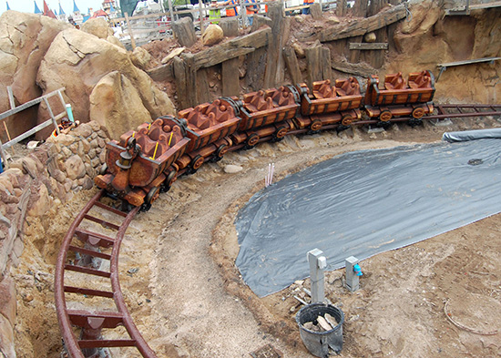Seven Dwarfs Mine Train Testing at Magic Kingdom - Coaster101