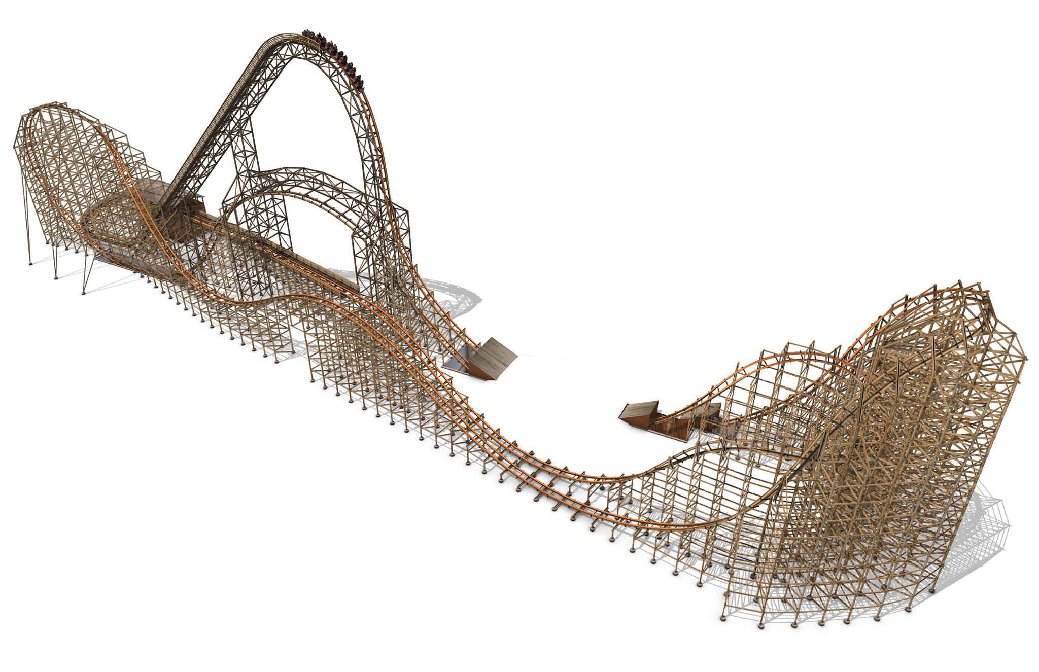 Goliath Construction at Six Flags Great America - Coaster101