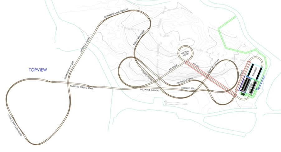 Kolmården Building Looping Wooden Wildfire in 2016 - Coaster101