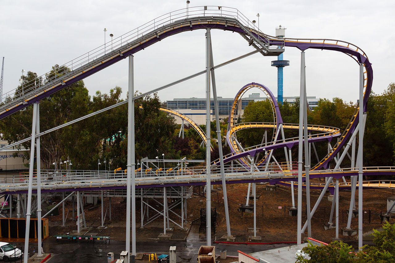 Is Vortex at California's Great America Going Floorless? - Coaster101