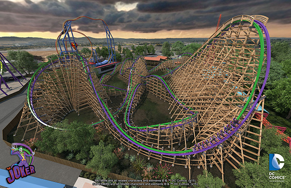 Six Flags Discovery Kingdom Announces RMC Hybrid, The Joker - Coaster101