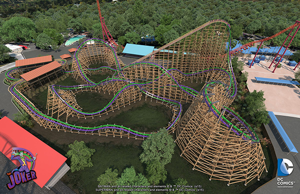Six Flags Discovery Kingdom Announces RMC Hybrid, The Joker - Coaster101