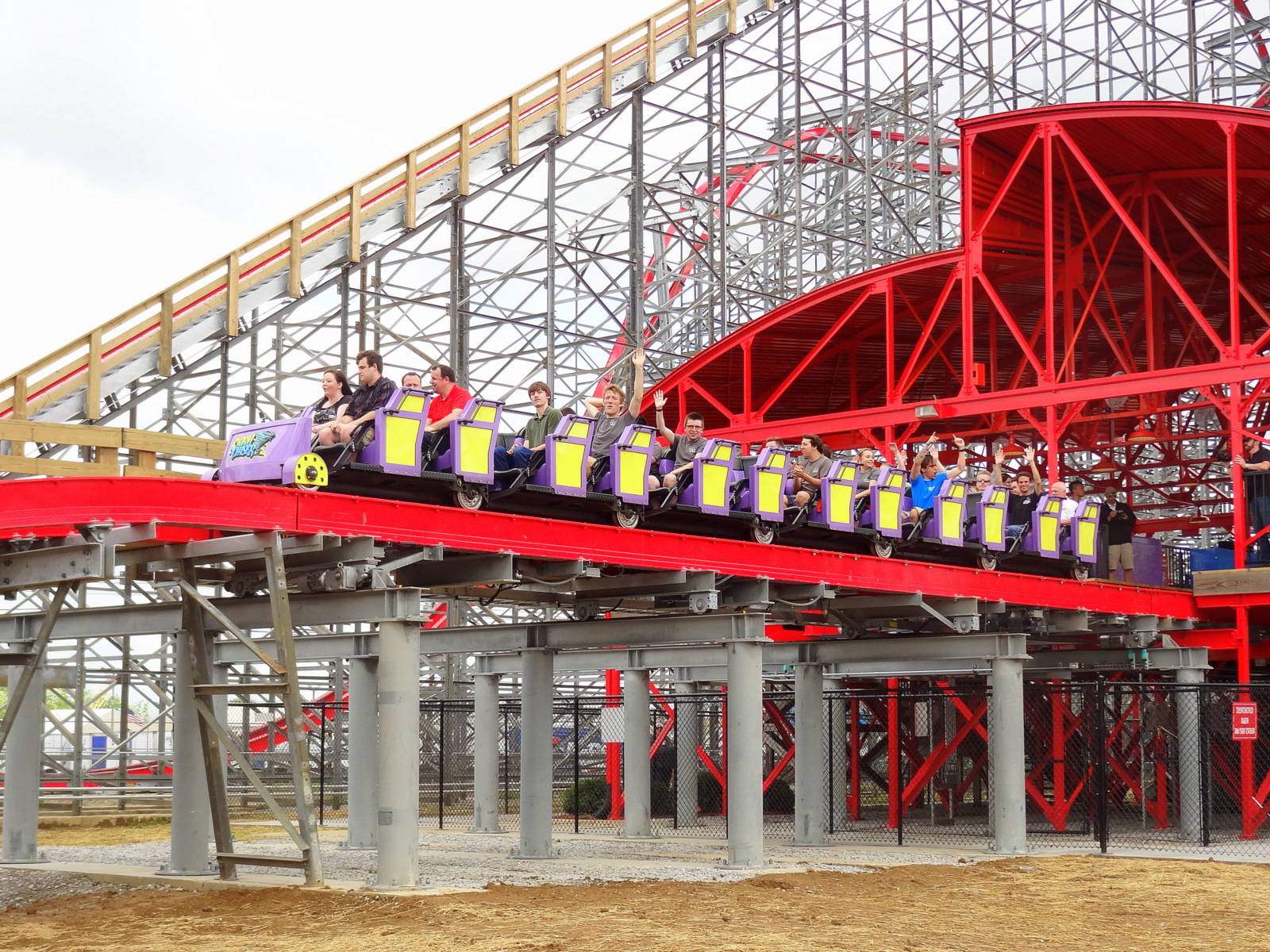 Storm Chaser Kentucky Kingdom Preview Photos - Coaster101
