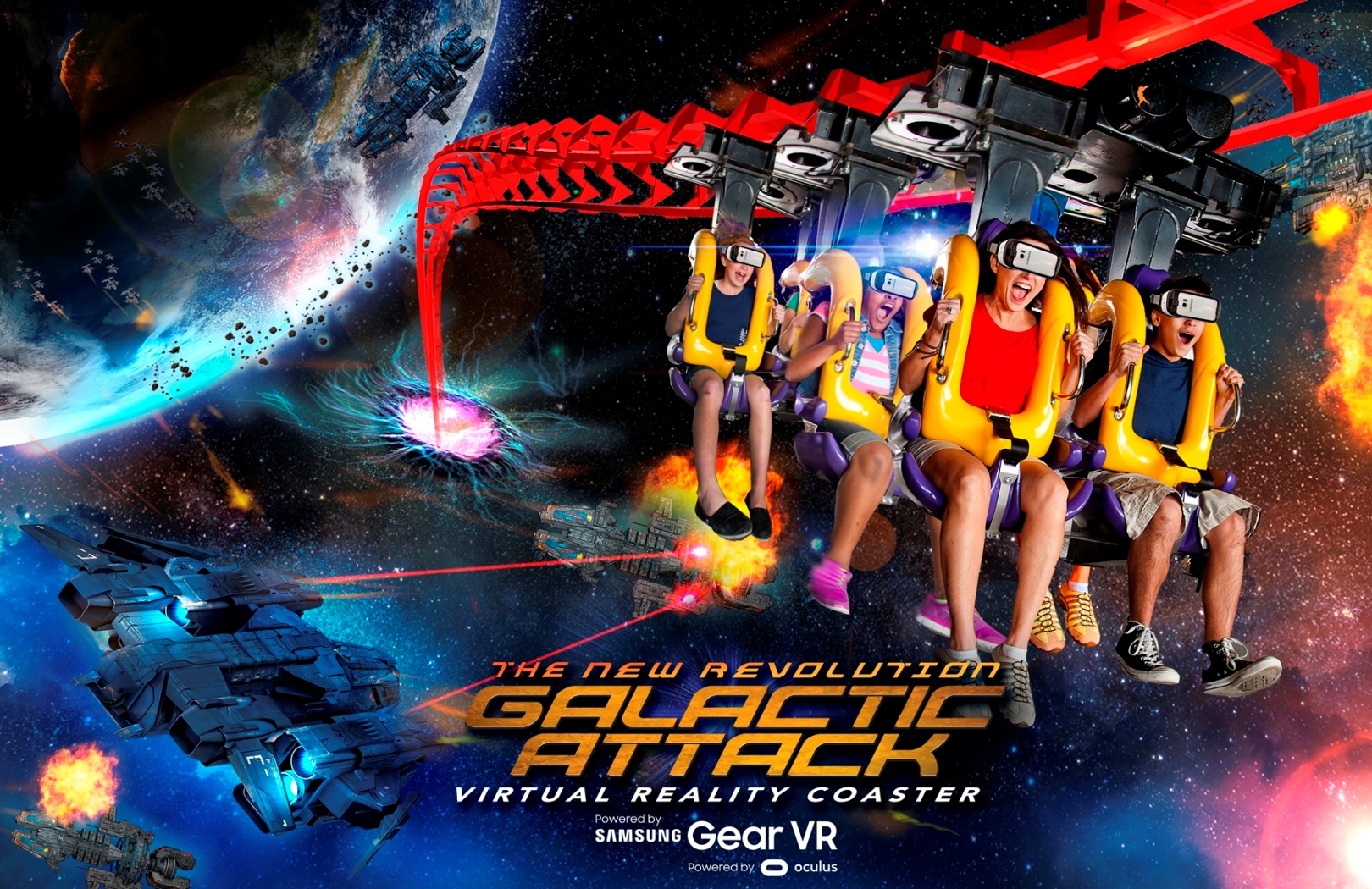 Galactic Attack VR Coming to Six Flags Magic Mountain and Discovery ...