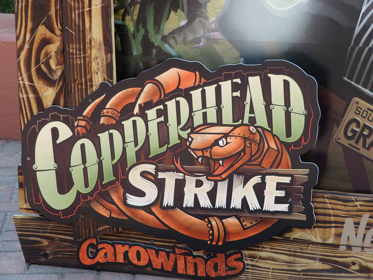 Copperhead Strike Announcement and Construction Photos - Coaster101