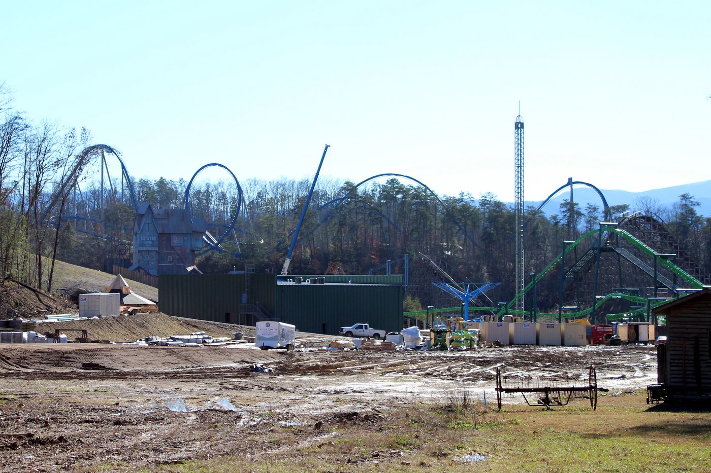 Dragonflier Track Complete at Wildwood Grove - Coaster101