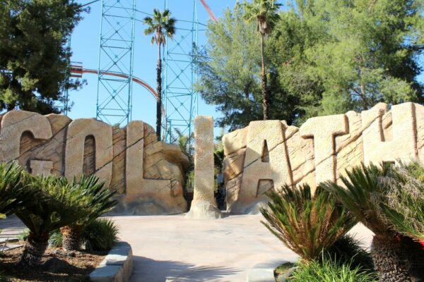 Goliath Roller Coaster Six Flags Magic Mountain Seats