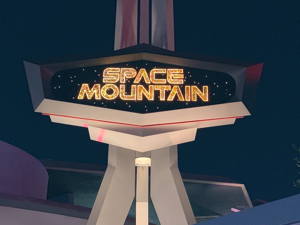 Space Mountain Disneyland Logo