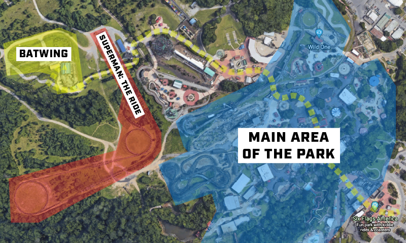 My Crazy Quick Trip to Six Flags America - Coaster101