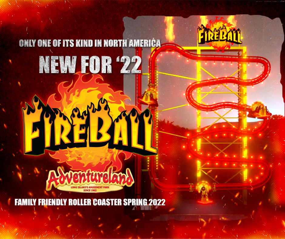 Adventureland Long Island Adding "Fireball" Roller Coaster in 2022 ...