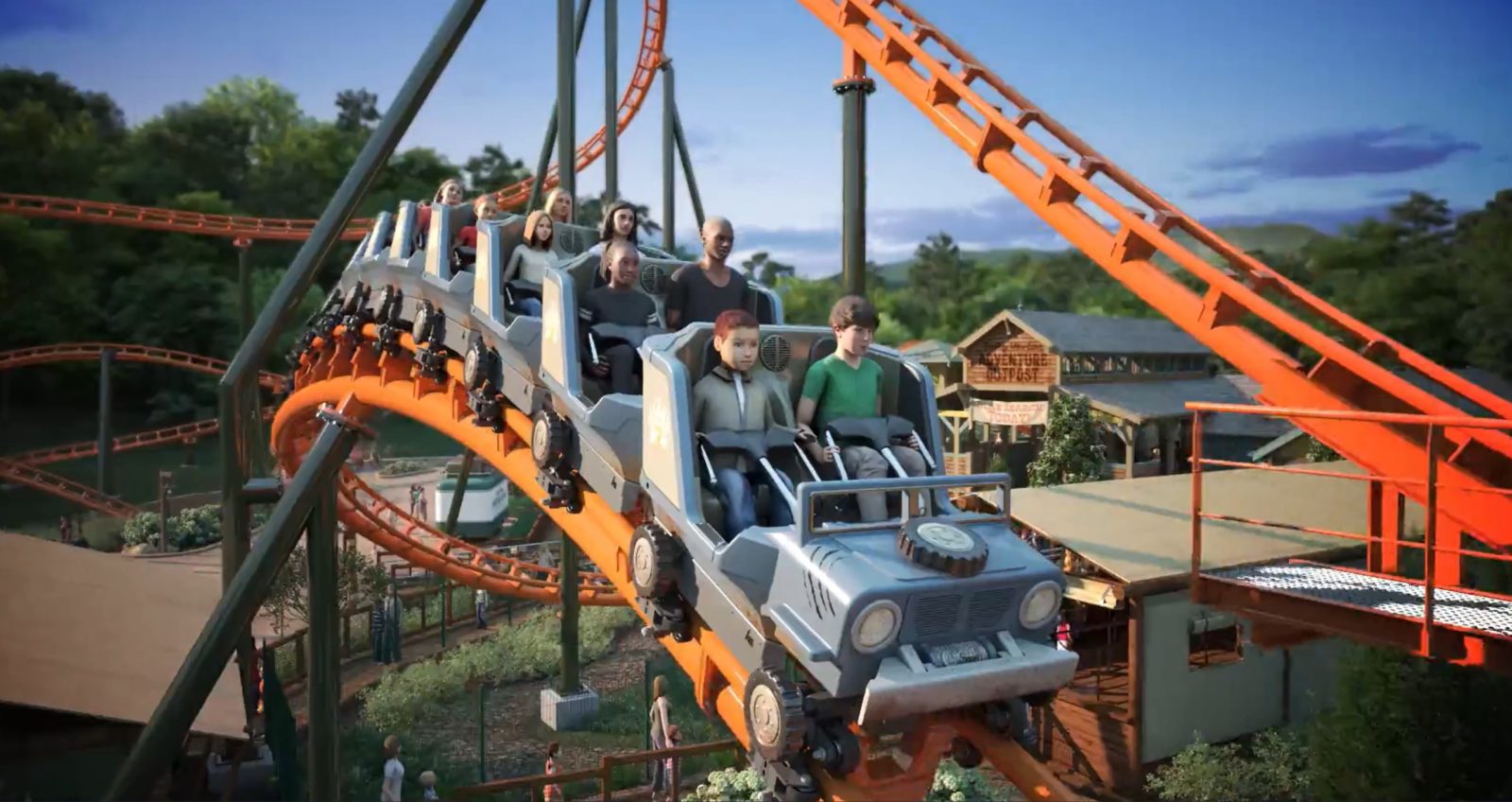 Dollywood Announces Big Bear Mountain 2023 Multi-Launch Coaster - Coaster101