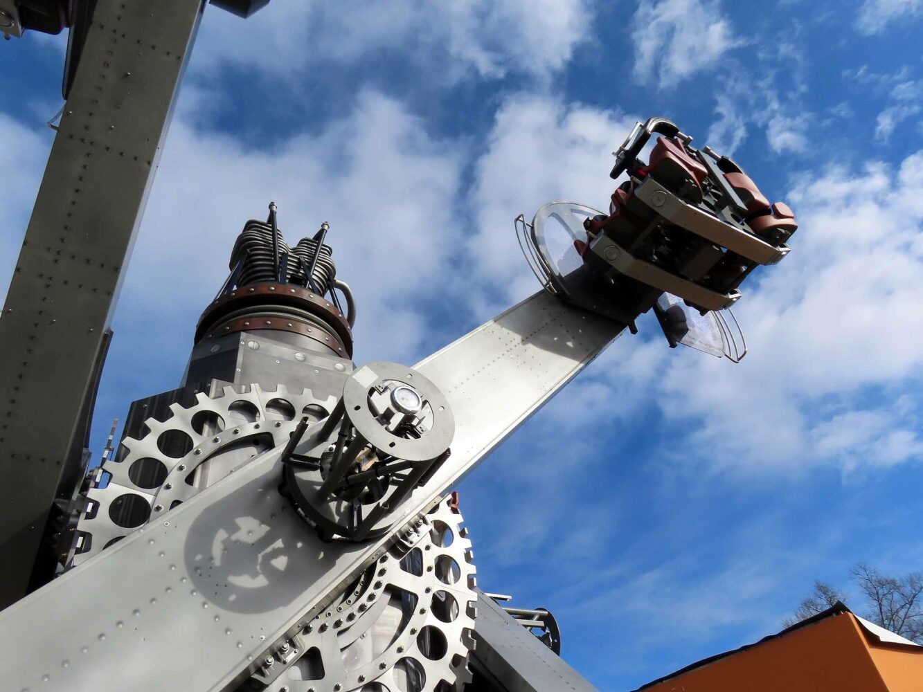 Inside Aeronautica Landing Construction at Carowinds - Coaster101