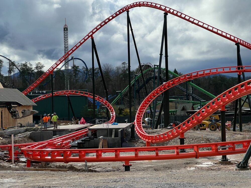 Dollywood Shares Big Bear Mountain Construction Progress - Coaster101