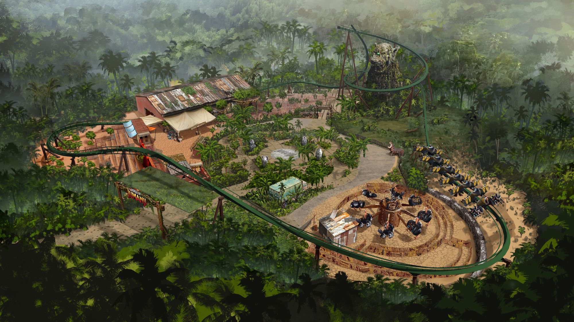 Chessington Reveals New Jumanji Coaster and Land Details - Coaster101
