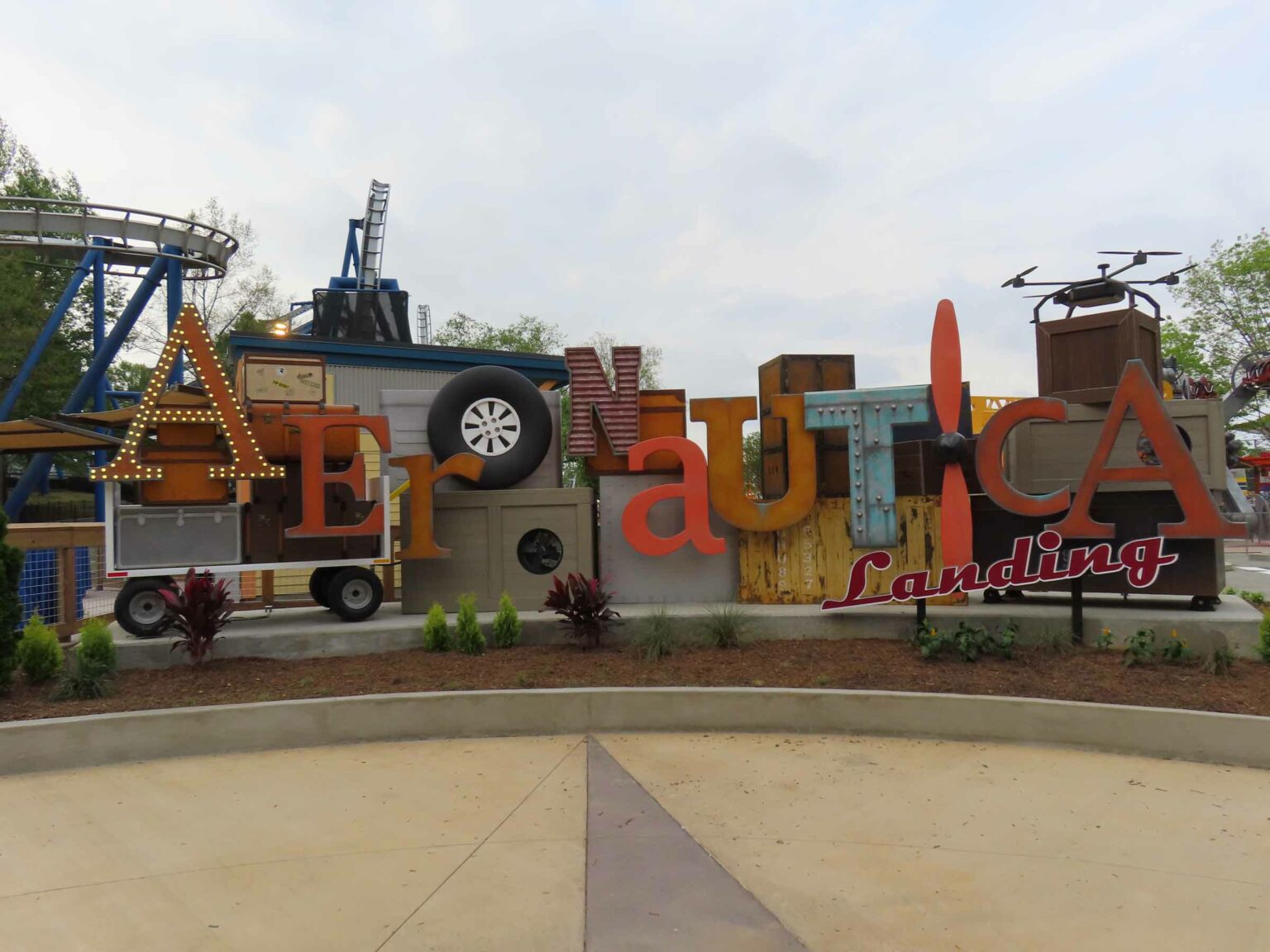 Aeronautica Landing Officially Opens at Carowinds - Coaster101