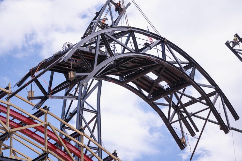 Wildcat's Revenge Topped Off and More Construction Photos - Coaster101