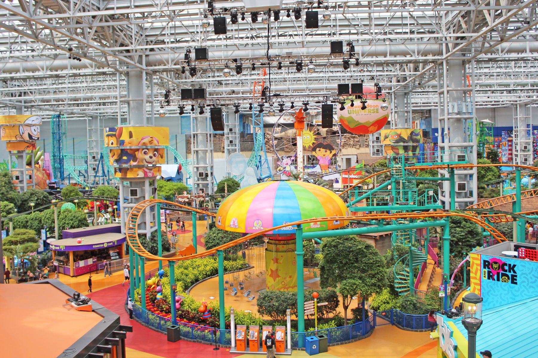 Nickelodeon Universe Mall of America Roller Coasters Reviewed - Coaster101