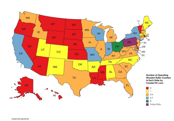 10 Ridiculous Roller Coaster Maps No One Asked For - Coaster101