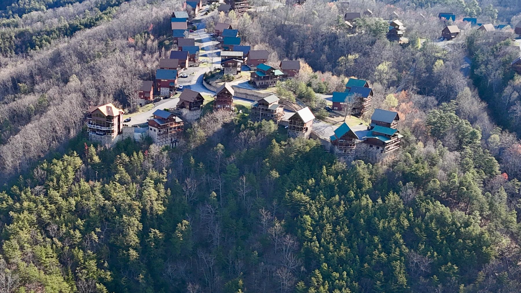 Aerial Dollywood Photos from Those Cabins - Coaster101
