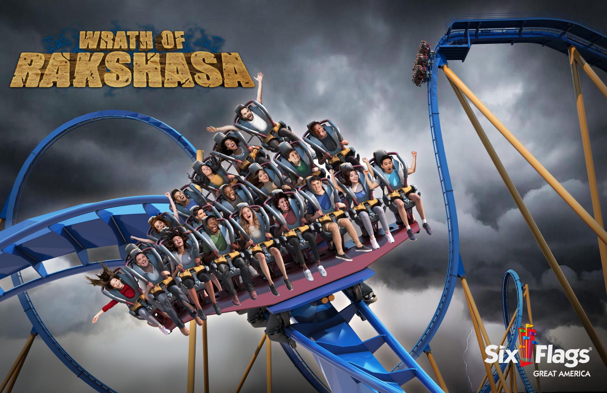 Six Flags Great America Announces Wrath of Rakshasa Dive Coaster for ...