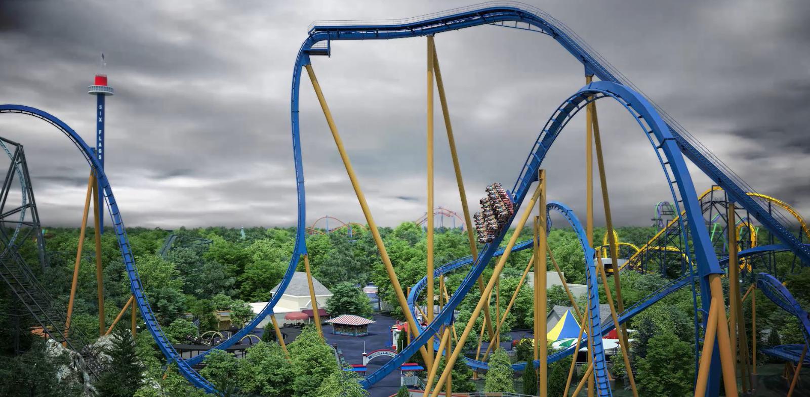 Six Flags Great America Announces Wrath of Rakshasa Dive Coaster for ...