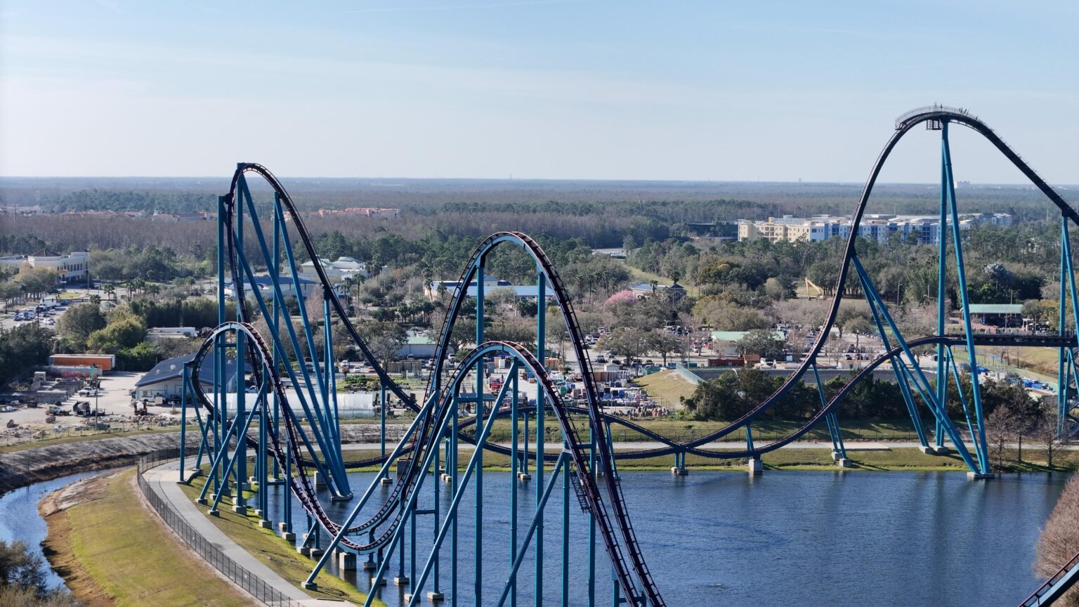 SeaWorld Orlando Aerials From a Drone - Coaster101