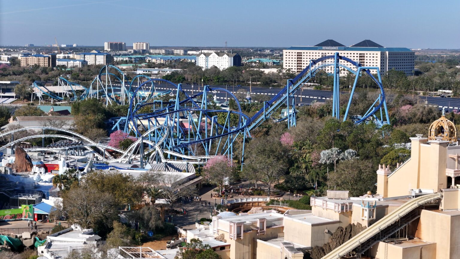 SeaWorld Orlando Aerials From a Drone - Coaster101