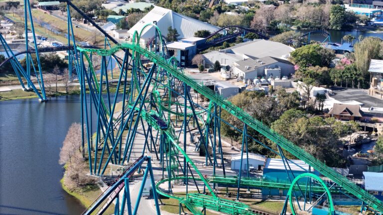 SeaWorld Orlando Aerials From a Drone - Coaster101