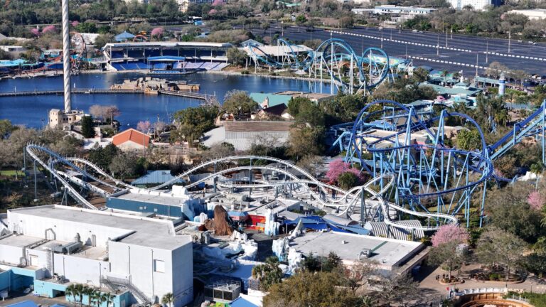 SeaWorld Orlando Aerials From a Drone - Coaster101