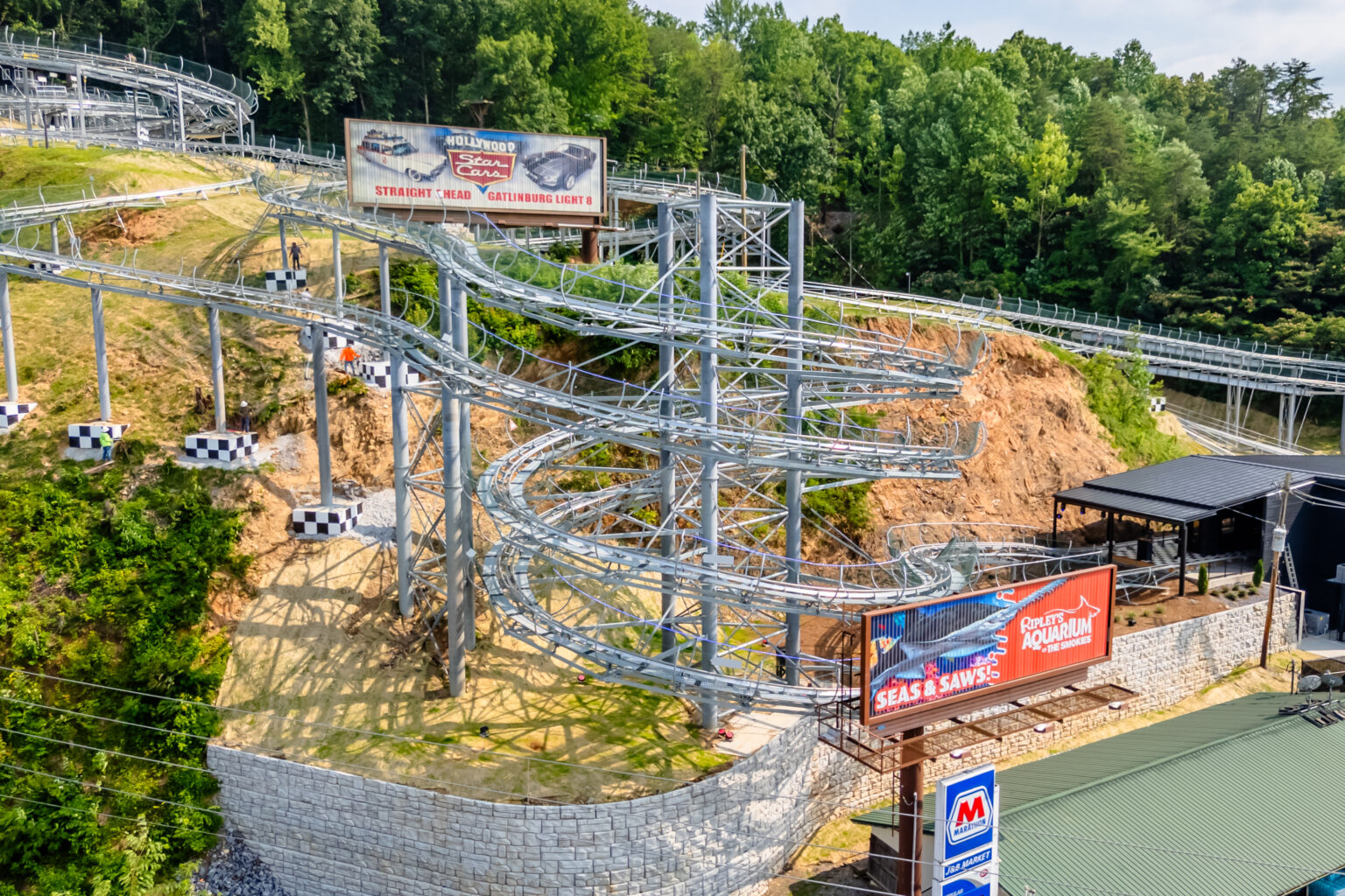 Pigeon Forge Racing Coaster Announces Grand Opening - Coaster101