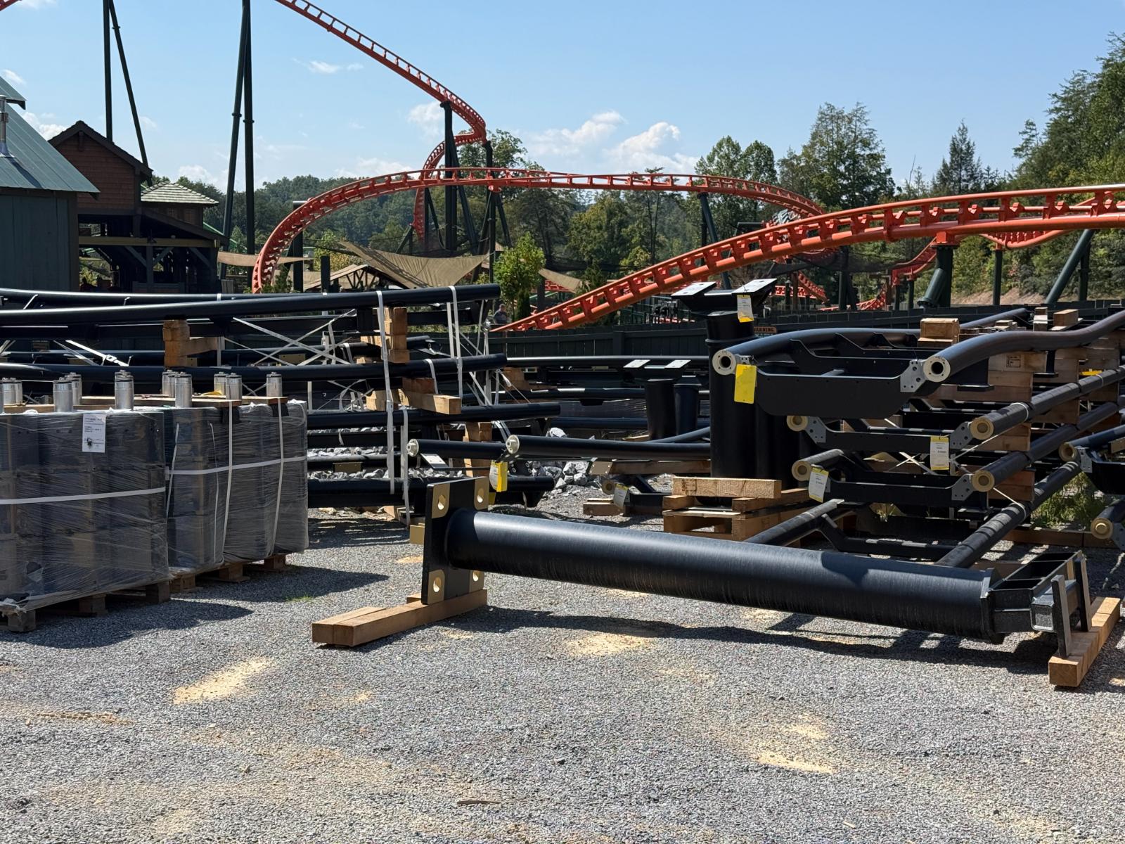 NightFlight Expedition Construction at Dollywood September 2025 ...
