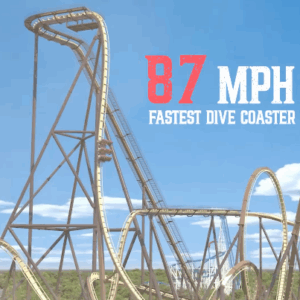 Six Flags Over Texas Unveils Tormenta Record-Breaking Dive Coaster ...